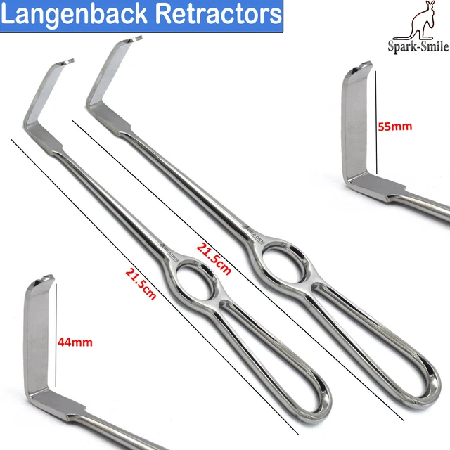 SURGICAL LANGENBECK RETRACTOR To Hold Mucoperiosteal Flaps Cheeks ...