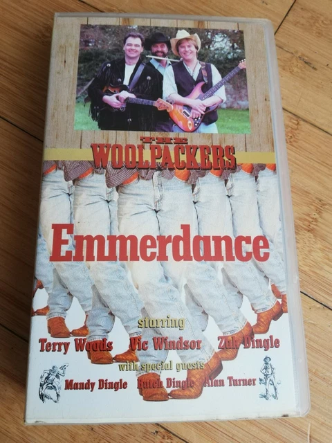 THE WOOLPACKERS - Emmerdance Video Tape VHS Emmerdale Dingles Classic £ ...
