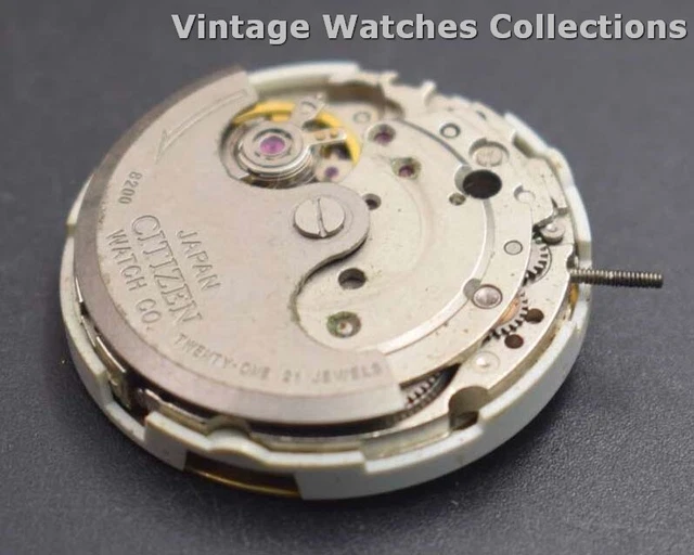 CITIZEN 8200 AUTOMATIC Non Working Watch Movement For Parts/Repair Work ...