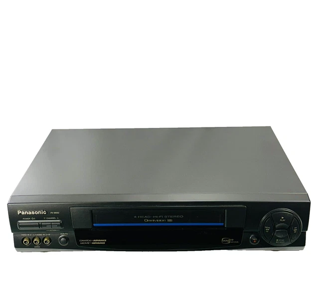PANASONIC PV-9662 OMNIVISION VCR Plus VHS Player 4 Head Hi-Fi Stereo NO ...
