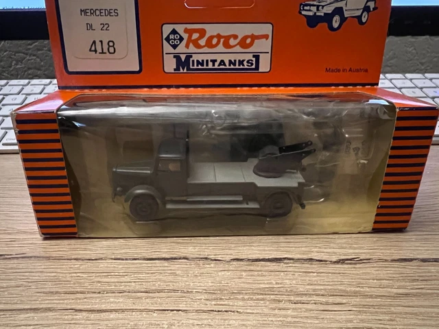 ROCO MINITANKS 418 Mercedes DL 22l 1:87 Échelle H0 Dans Emballage ...