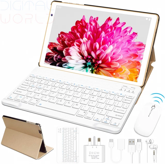 10& TABLET ANDROID 9.0 FACETEL Q3, 4GB RAM 64GB ROM PC 1280*800 Gold £ ...