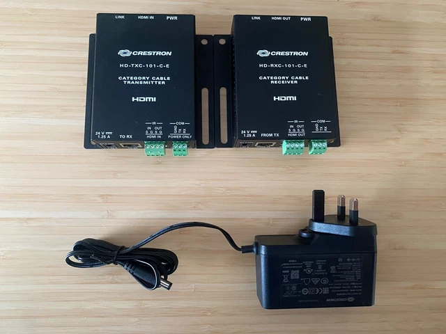 CRESTRON HD-TX-101-C-E AND Crestron HD-RX-101-C-E £20.00 - PicClick UK