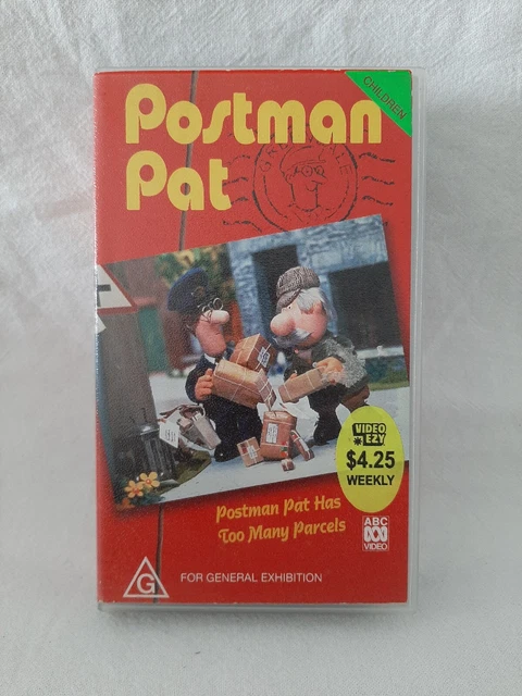 POSTMAN PAT VHS - Postman Pat Has Too Many Parcels Vintage 1997 Kids ...