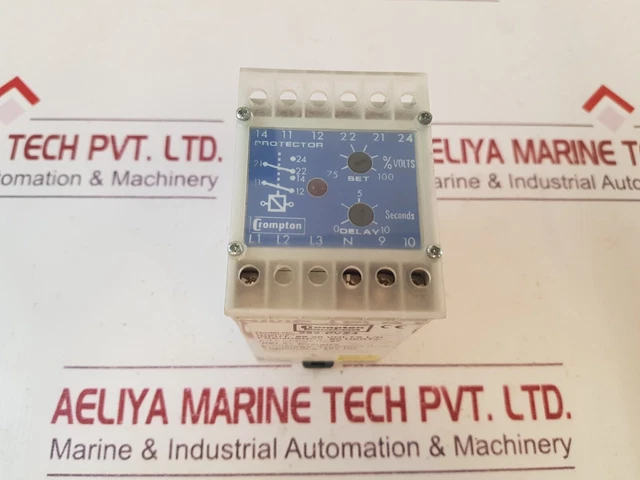 CROMPTON 252-PVZ4-004631 PROTECTOR Relay On Trip 110V DC £150.50 ...