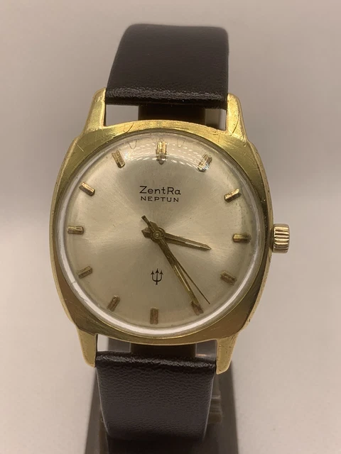ZENTRA NEPTUN MECHANICAL Classic Made in Germany Vintage Gentlemen’s ...