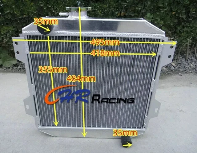 ALUMINUM RADIATOR FOR FORD CAPRI RS/ESCORT SUPERSPEED MK1 ESSEX V6 2.6 ...