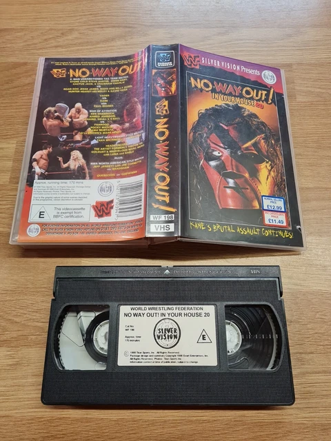 WWF IN YOUR House 20 No Way Out VHS £8.75 - PicClick UK