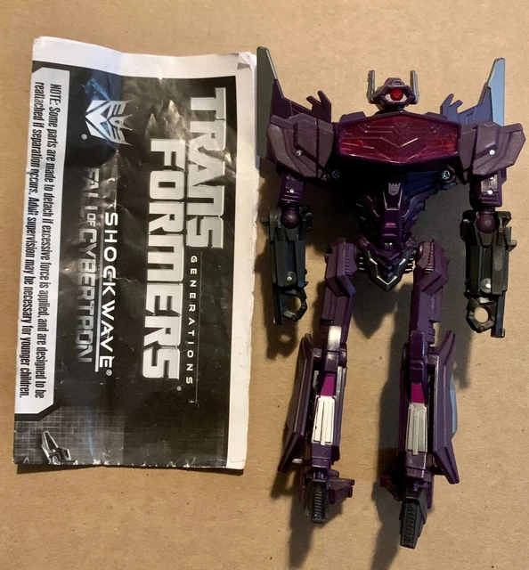 TRANSFORMERS GENERATIONS FALL of Cybertron FOC Shockwave Figure NEAR ...