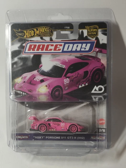 PORSCHE 911 GT3 R (992) ROXY - Hot Wheels Premium Real Rider - Race Day ...