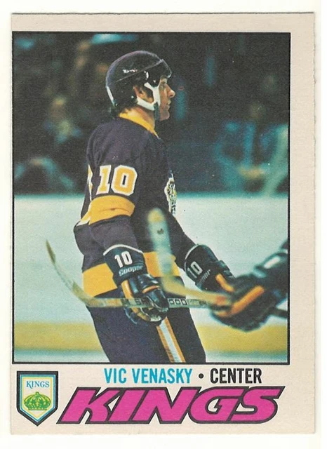 1977-78 O-PEE-CHEE # 187 Vic Venasky Kings Opc Hockey - Pas De Plis ...