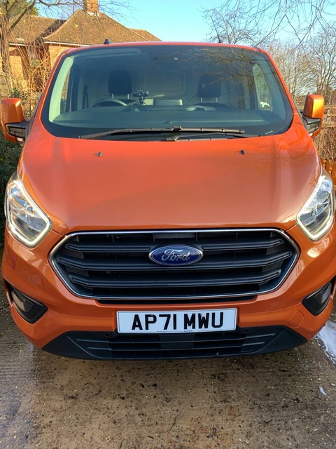 FORD TRANSIT CUSTOM 300 Limited 2000 CC SWB E-Blue First Reg 18/2/2022 ...