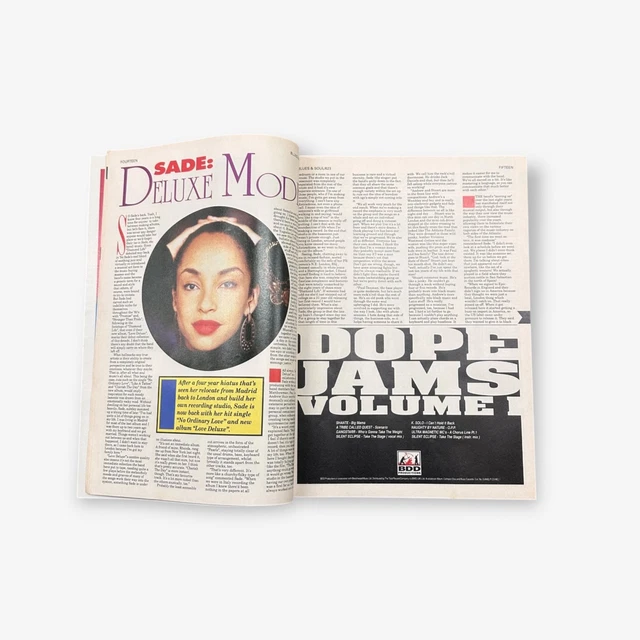 1992 SADE - Blues & Soul Magazine Issue 623 £25.00 - PicClick UK