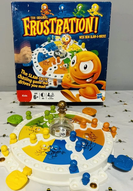 FRUSTRATION BOARDGAME WITH Slam-O-Matic! Original Hasbro MB Games 2009 ...