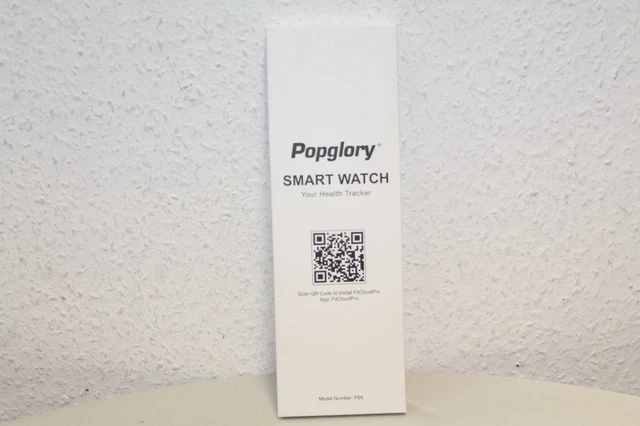 POPGLORY SMART WATCH p95 Farbdisplay mit Bluetooth Anrufe Neu Rechnung ...