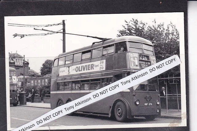 LONDON TRANSPORT - K3 Typ Trolley Bus Nr. 1676 On Route 649 - Foto ...