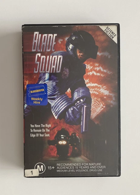 BLADE SQUAD [VHS] Warner Video Big Box Ex-Rental Tape 1998 Action Sci ...