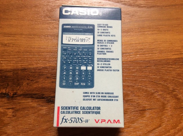 CASIO FX-570S -W Calcolatrice scientifica VPAM Nuova con confezione ...