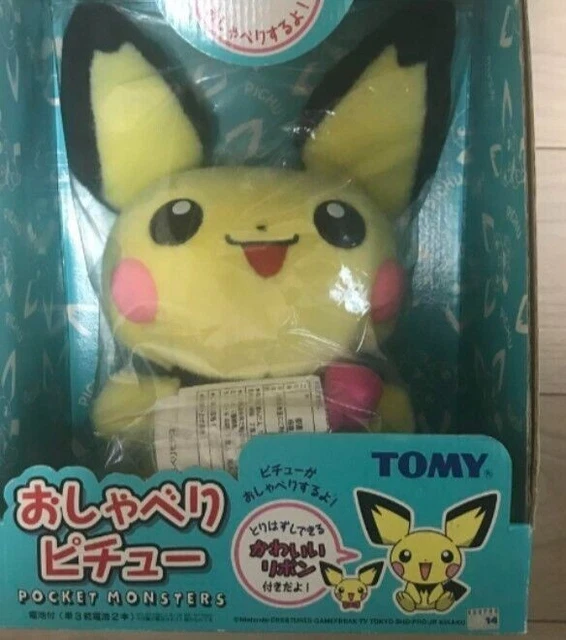 POCKET MONSTERS CHATTER Osyaberi Pichu Peluche TOMY Pokémon Modello ...