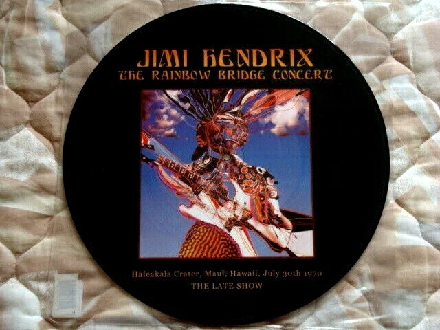 JIMI HENDRIX-RAINBOW BRIDGE CONCERT The LATE SHOW PICTURE DISC LP-- NEW ...