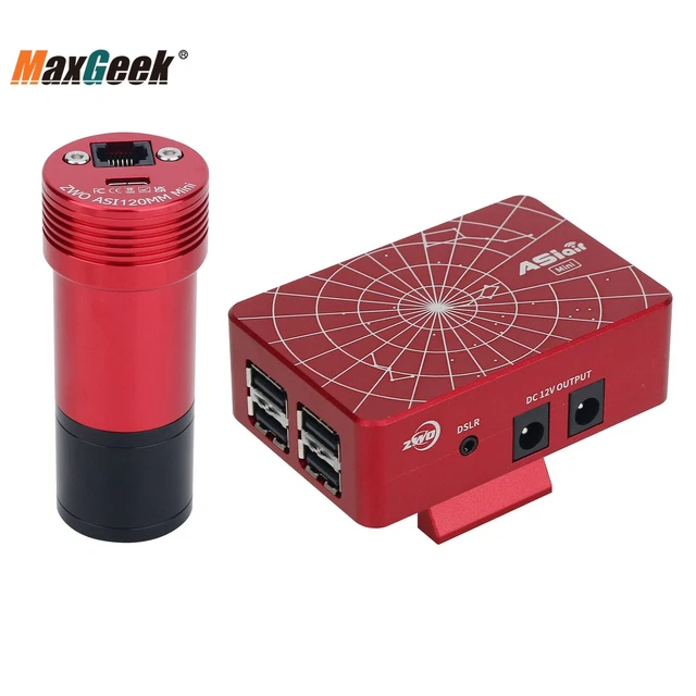 ZWO ASI120MM MINI Guide Camera w/ ST4 Ports + ASIAIR Mini Wireless ...