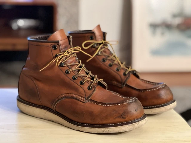 RED WING 10875 Moc Toe Boots | Man US 11D | Vintage Looking £124.18 ...