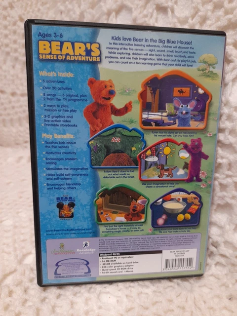 BEAR IN THE Big Big Blue House Sense of Adventure PC CD-ROM Knowledge ...