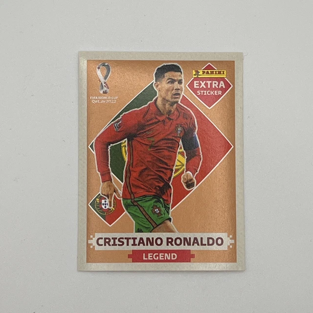 PANINI QATAR 2022 FIFA World Cup - Cristiano Ronaldo Legend Extra Sticker BRONZE $40.39 ...