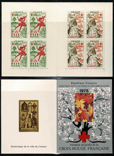 FRANCE 1975 CROIX-ROUGE CARNET YT n° 2024 Neuf ★★ luxe / MNH (N) EUR 2,00 - PicClick FR