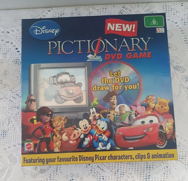 DISNEY PIXAR PICTIONARY DVD Game, the DVD draws for you - 2007. $19.95 ...