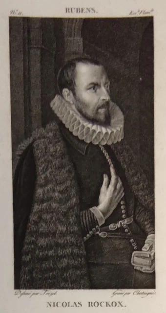 GRAVURE: D'APRÈS RUBENS Nicolas ROCKOX Dessin FREZEL gravure de ...
