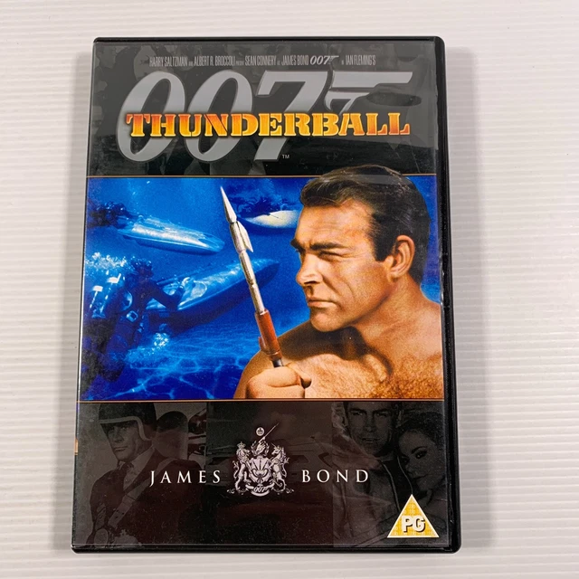 THUNDERBALL (DVD, 1965) Sean Connery, Claudine Auger Region 2 $5.75 - PicClick AU