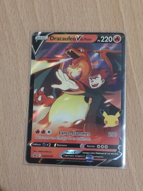 CARTE POKEMON DRACAUFEU V de Peter SWSH133 £7.36 - PicClick UK