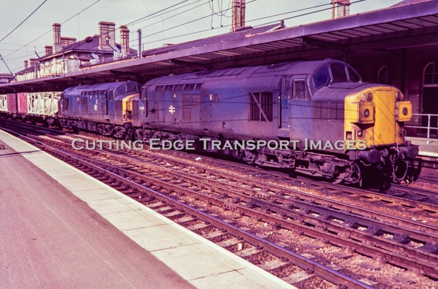 ORIGINAL RAILWAY SLIDE: Class 37 Diesel 37075 1987 P-2045 £1.49 ...