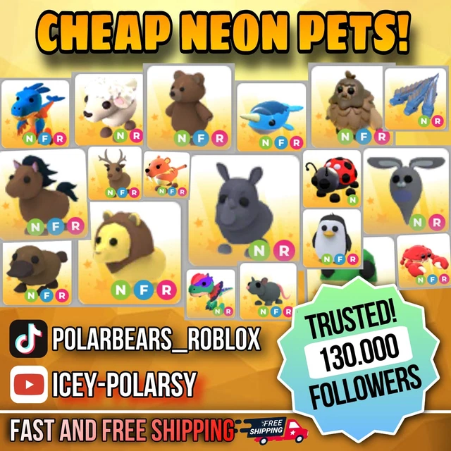 NEON PETS - Roblox/Adopt Me (Cheap, Trusted and Fast Delivery) EUR 3,99 ...