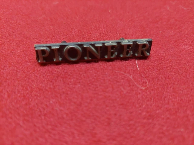 ORIGINAL PIONEER EMBLEM Badge for PL-12AC and possibly other Pioneer ...