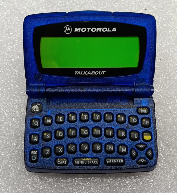 VINTAGE MOTOROLA TALKABOUT 2WAY TEXT PAGER A06PKB5806AA [Screen Problem ...