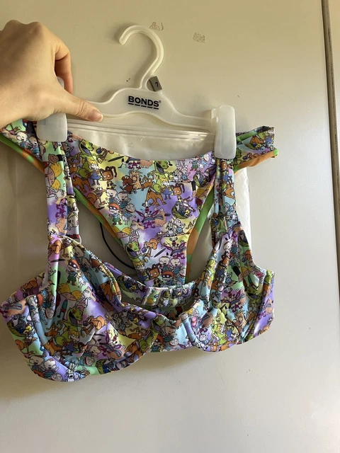 MOANA BIKINI X Nickelodeon Mash Up Bam Bam Bra Top And Vee BTM |Size ...