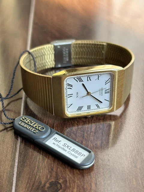 OROLOGIO VINTAGE SEIKO Uomo Tank SX 5Y95-5000 Quarzo Classico Abito ...