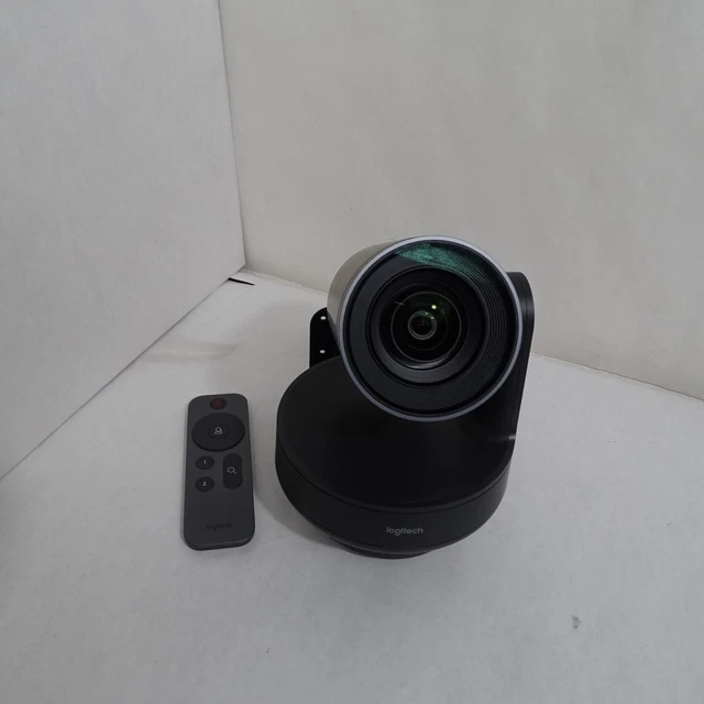 LOGITECH RALLY V-R0010 Video Conference Camera with Remote, AC Adapter ...