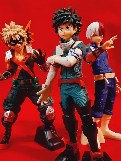 MY HERO ACADEMIA Figure lot of 3 Izuku Midoriya Katsuki Bakugo Shoto ...