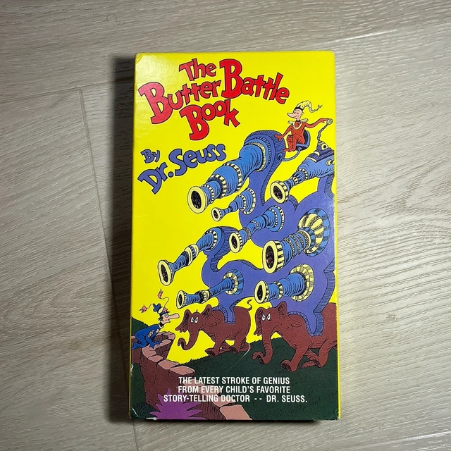 THE BUTTER BATTLE Book VHS Dr. Seuss -Yooks & Zooks Children’s Cartoon ...