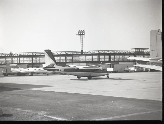 ORIGINAL NEGATIVE AIRCRAFT G-ASHI Aero Commander 680E C1960'S #2187 £2. ...