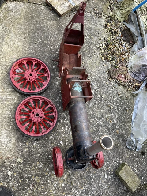 2” SCALE LIVE steam traction engine Burrell Engine Project Copper ...
