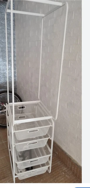 IKEA ALGOT WARDROBE Drawers Rail Open Wardrobe Discontinued Baskets ...