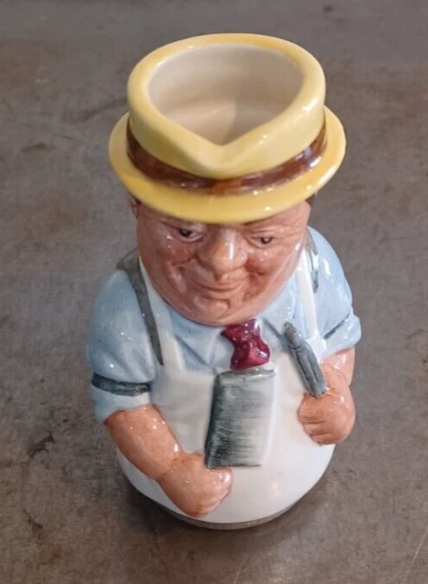 ROYAL DOULTON MR. Brisket The Butcher Toby Mug 4.2" Tall Vintage £24.59 ...