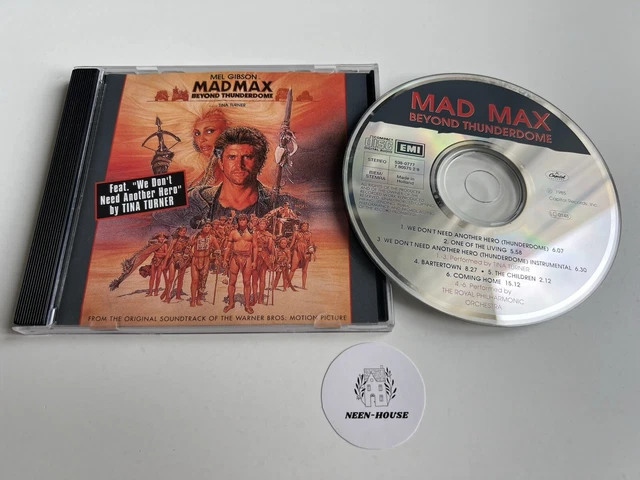 MAD MAX BEYOND Thunderdome - Original Soundtrack (Tina Turner) - CD ...