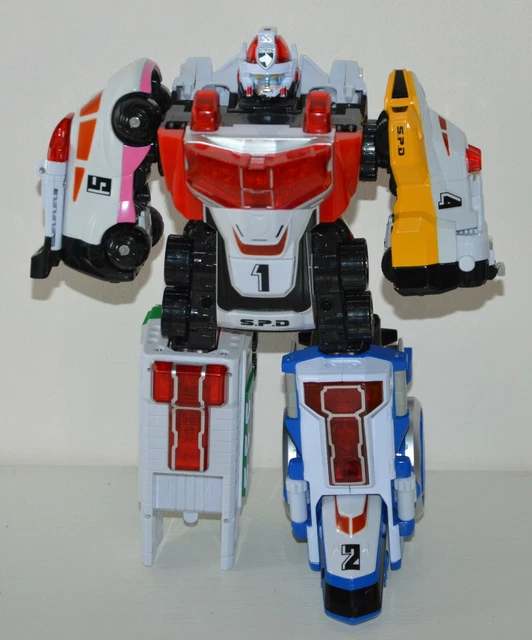 ROBOT POWER RANGERS Megazord SPD DX Delta Squad BANDAI 2004 EUR 49,99 ...