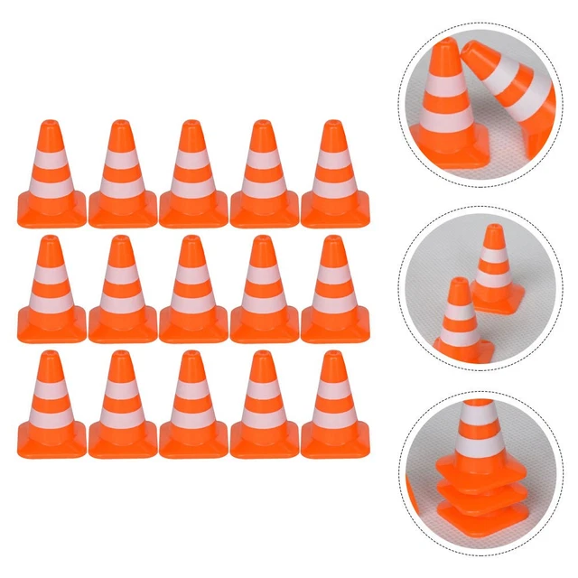 21 PCS KIDS Toys Traffic Cones Small Mini Safe Learning for Children ...