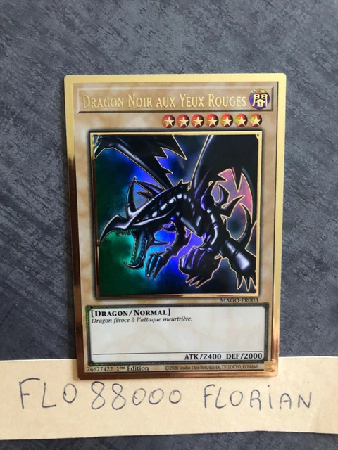 YU-GI-OH DRAGON NOIR aux Yeux Rouges MAGO-FR003 Gold Rare EUR 23,90 ...